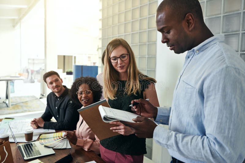 Black People Comparing Notes Stock Photos - Free & Royalty-Free Stock ...