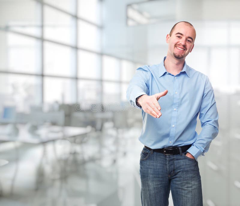 Smiling worker stock image. Image of smile, businessman - 21770131