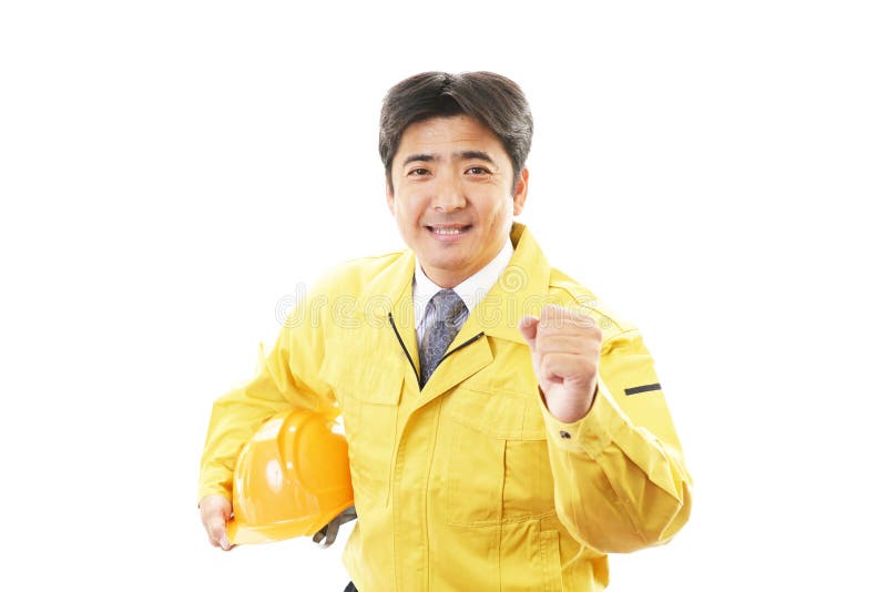 Smiling Worker stock photo. Image of leadership, model - 40370272