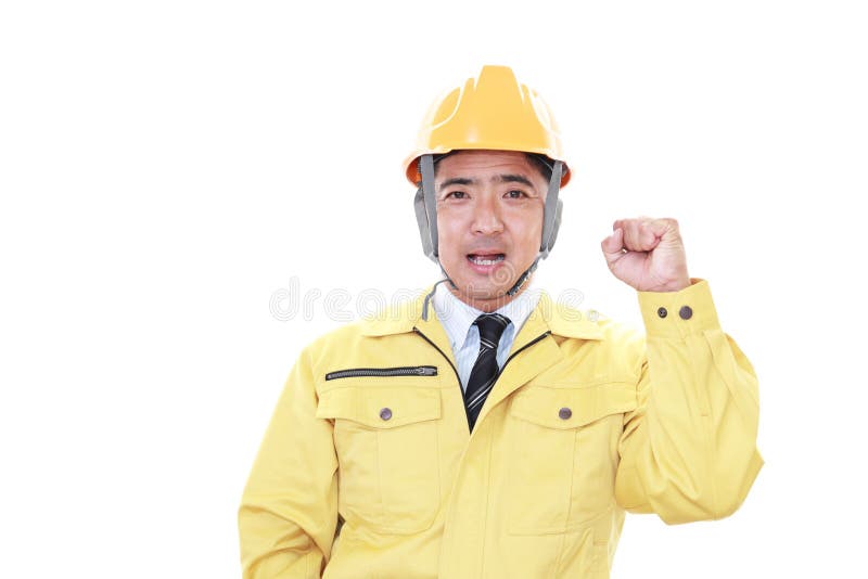 Smiling Worker stock image. Image of liveliness, fresh - 59204021