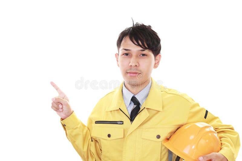 Smiling Worker stock image. Image of adult, handsome - 59753093