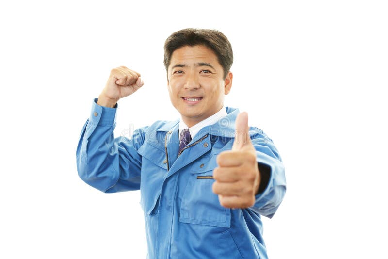 Smiling Worker stock image. Image of human, poise, happiness - 37511721