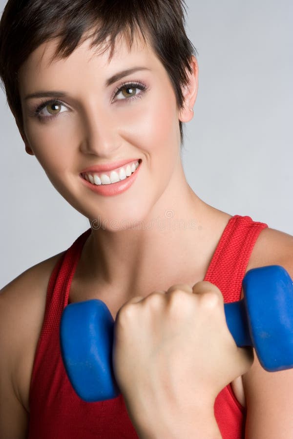Smiling Workout Woman stock photo. Image of smile, cheerful - 10798620