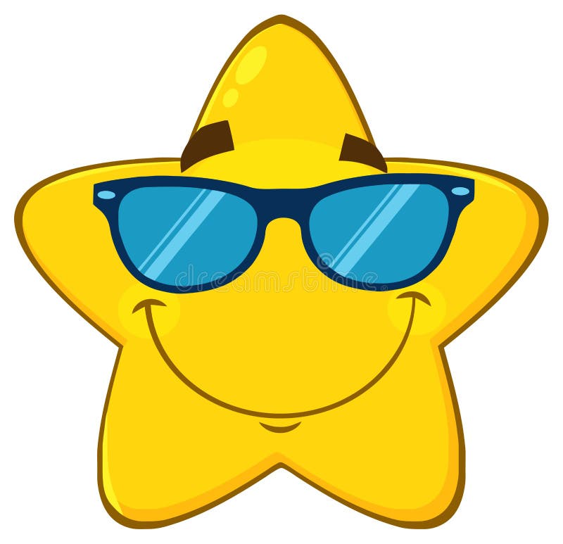 Smiling Star Cartoon Character with Santa Hat Stock Illustration ... Smiling Star Cartoon Character with Santa Hat Stock Illustration ...