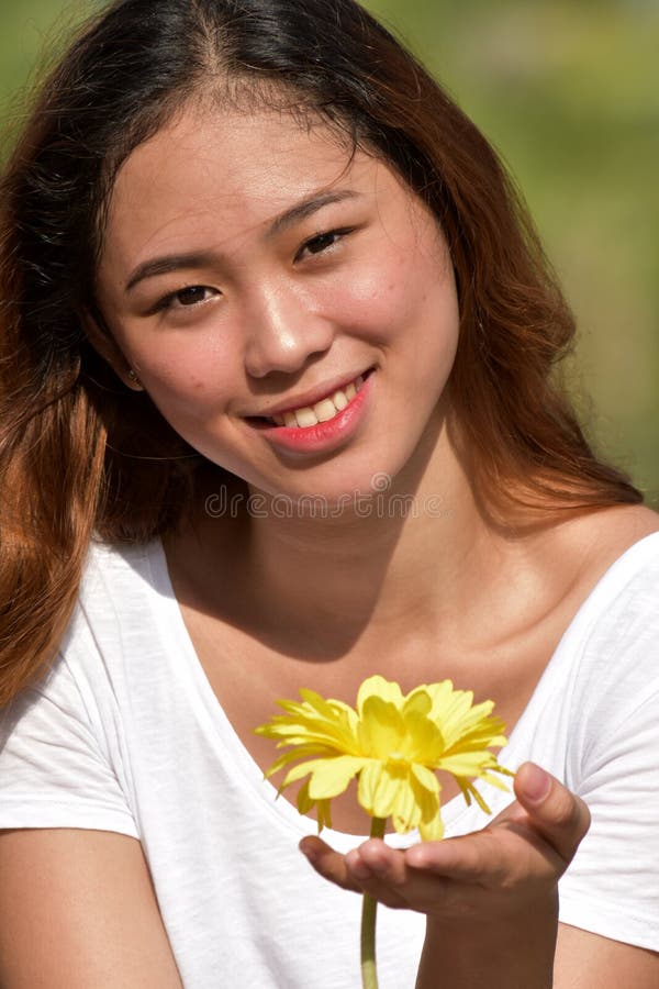 Smiling Young Asian Female stock image. Image of females - 137556973