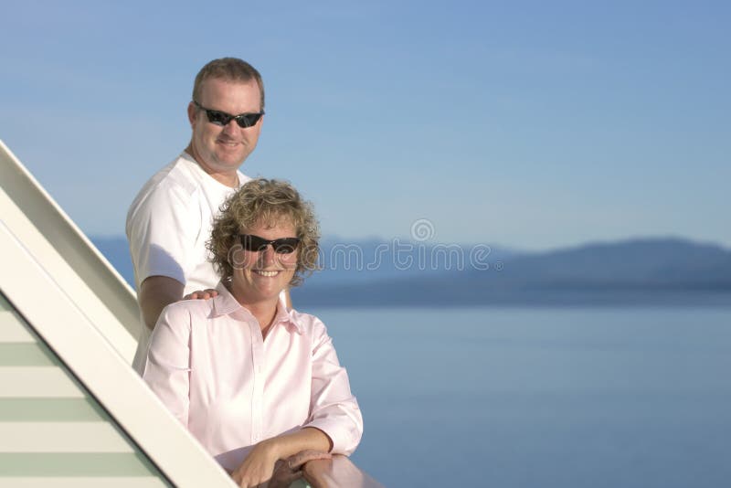 Smiling young baby boomers stock image. Image of vacation - 12149797