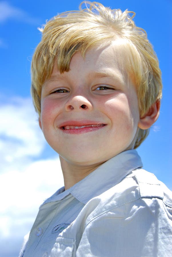 Smiling young boy stock photo. Image of childhood, alive - 8612236