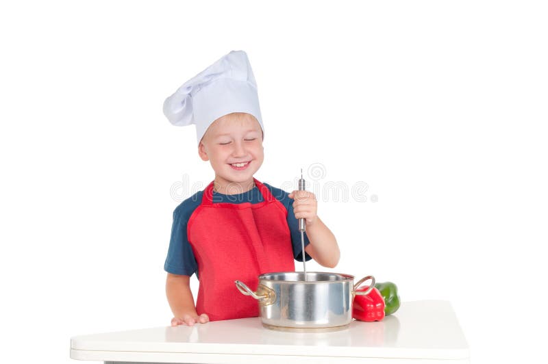 Young cook stock image. Image of chef, smile, kitchen - 3984949