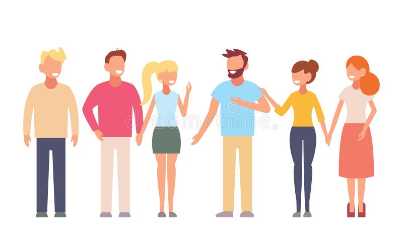 Group Hugging Friend Cartoon Stock Illustrations – 598 Group Hugging ...