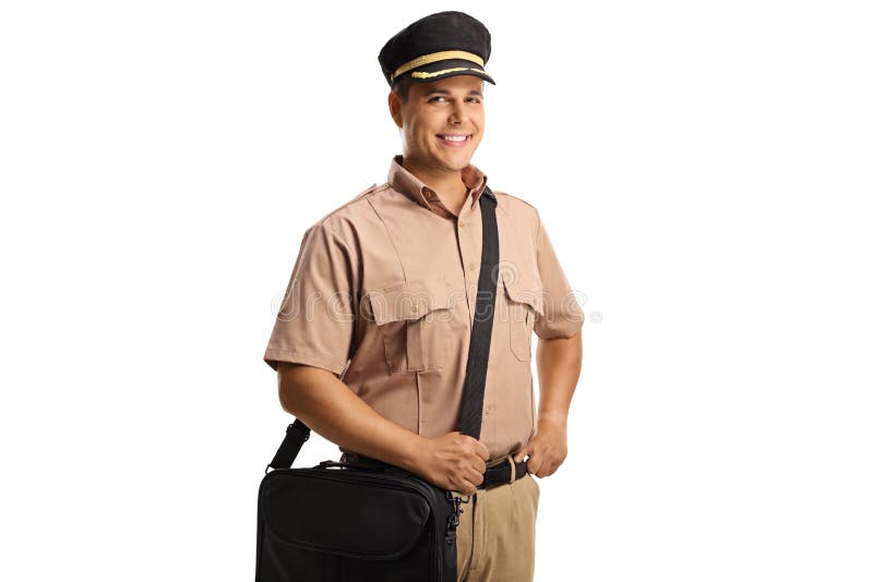 Smiling Man Carrying His Luggage and Waving Goodbye Stock Photo - Image ...