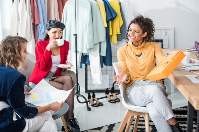 Multiethnic Fashion Designers Working Together Stock Image - Image of ... Multiethnic Fashion Designers Working Together Stock Image - Image of ...