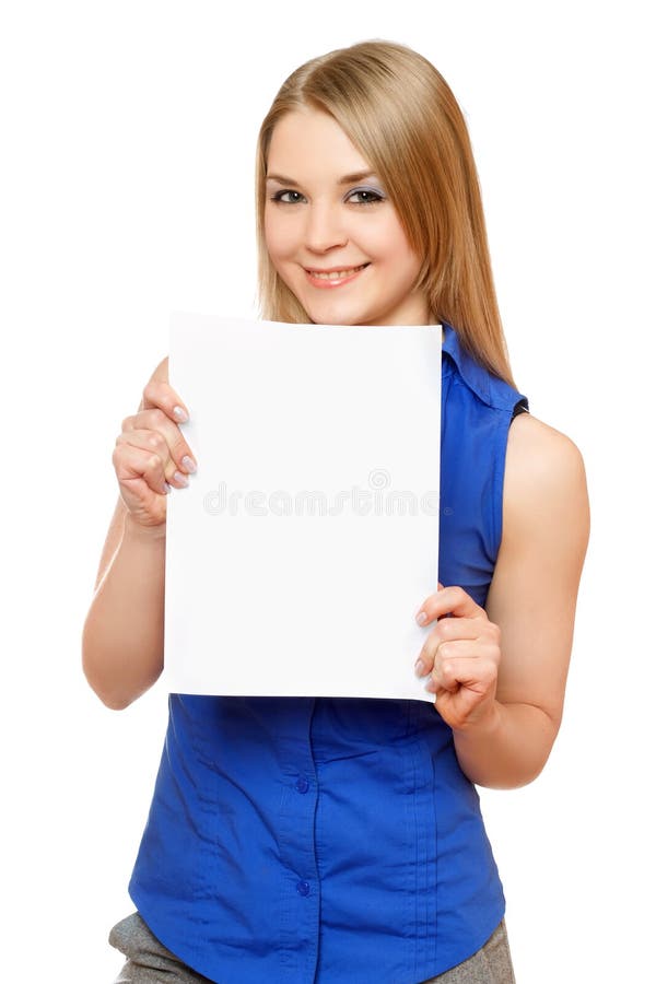 310+ Young woman holding empty white board Free Stock Photos ...