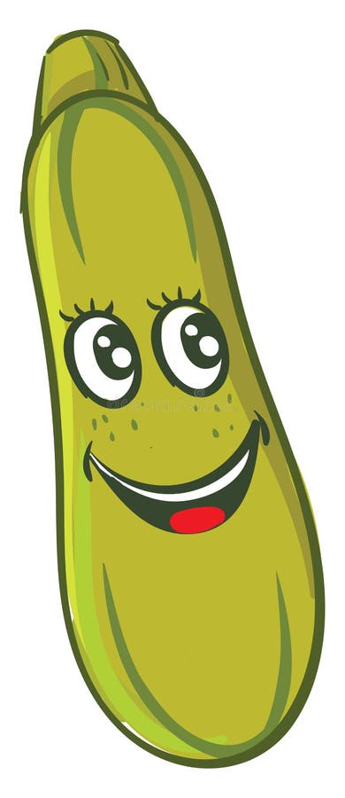 Smiling Zucchini Stock Illustrations – 169 Smiling Zucchini Stock ...