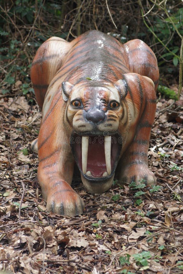 Smilodon stock photo. Image of ferocious, jurassic, animal - 36890108