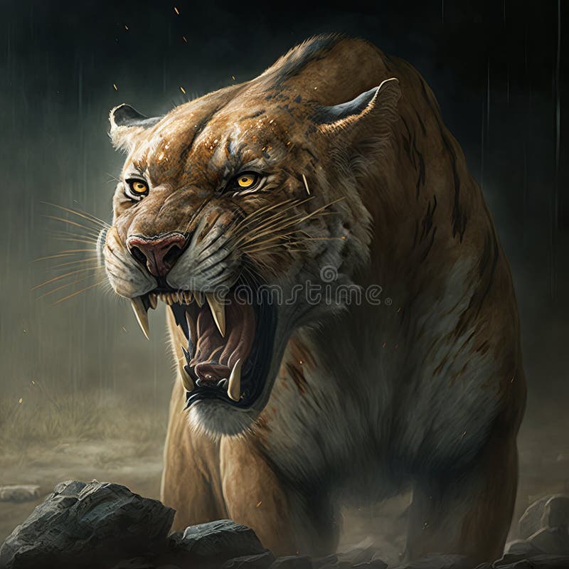 Smilodon Stock Illustrations – 547 Smilodon Stock Illustrations ...