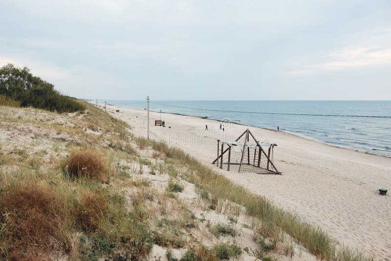 Smiltyne Beach, Klaipeda, Lithuania Stock Photo - Image of environment ...