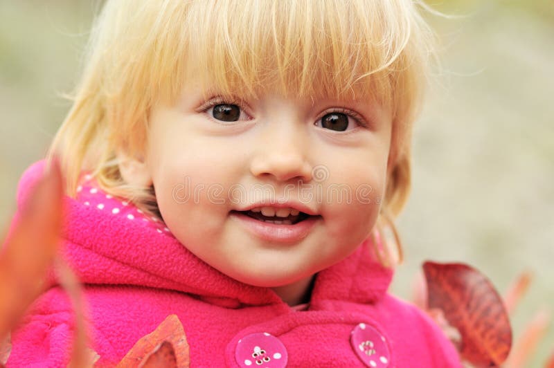 Smily toddler stock photo. Image of blonde, caucasian - 27714488