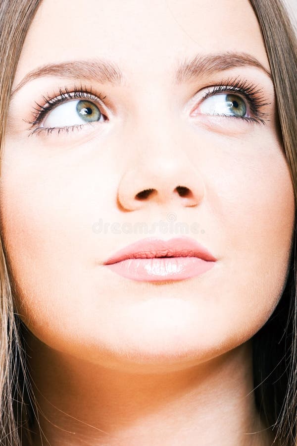 Smink arkivfoto. Bild av kvinnlig, smink, elegans, kaukasisk - 14976174