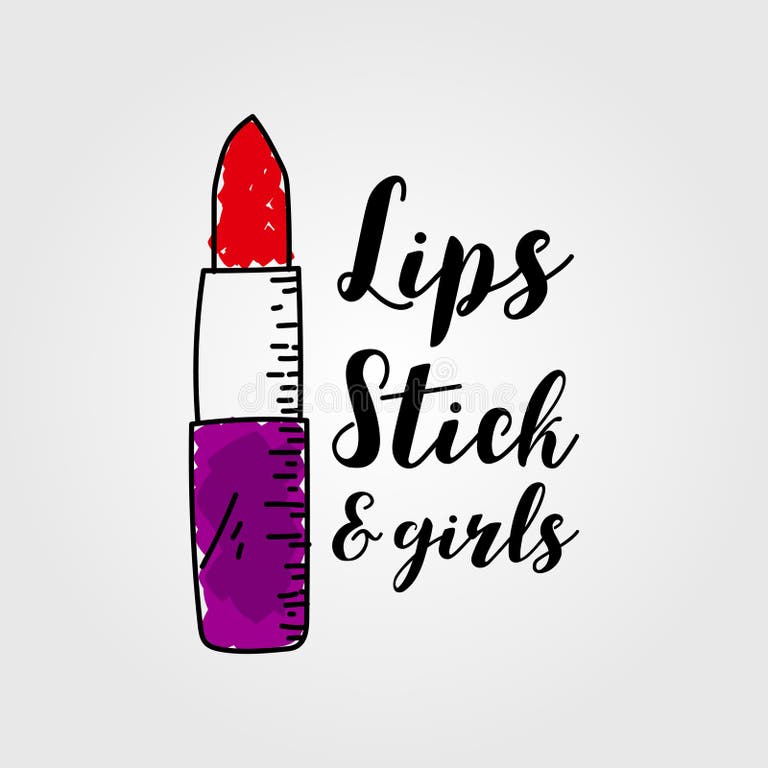 Smink Logo Vector vektor illustrationer. Illustration av symbol - 99081569