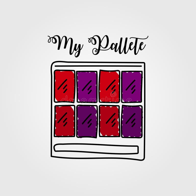 Smink Logo Vector vektor illustrationer. Illustration av symbol - 99081569