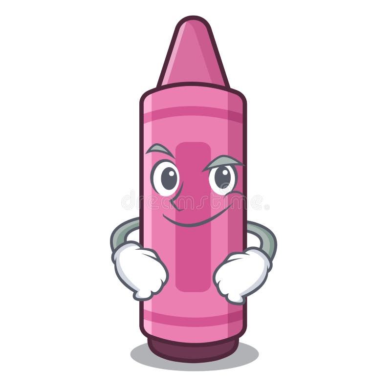 With Box Pink Crayons in Cartoon School Bag Stock Vector - Illustration ...