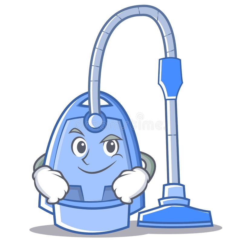 Smirking Vacuum Cleaner Character Cartoon Stock Vector - Illustration ...