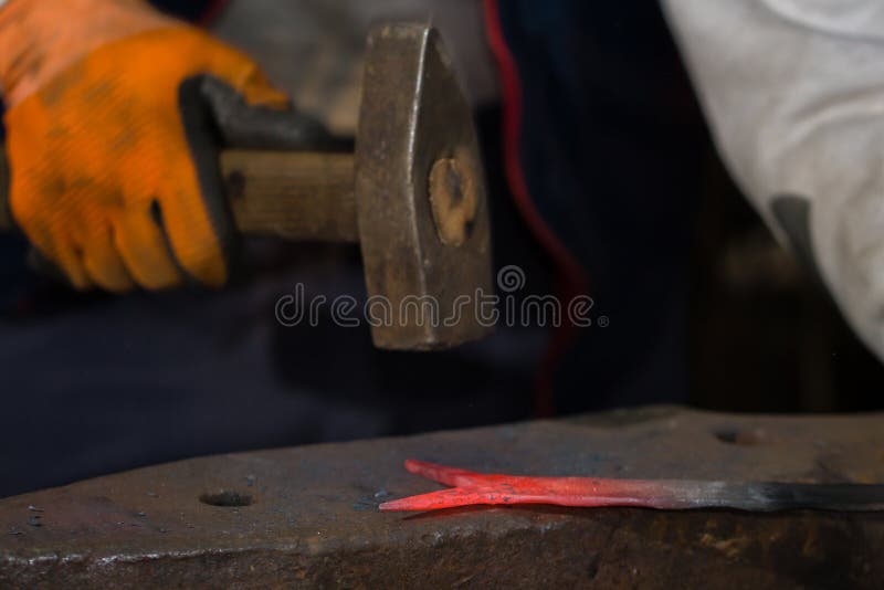 Forging Hot Iron Picture. Image: 99545810