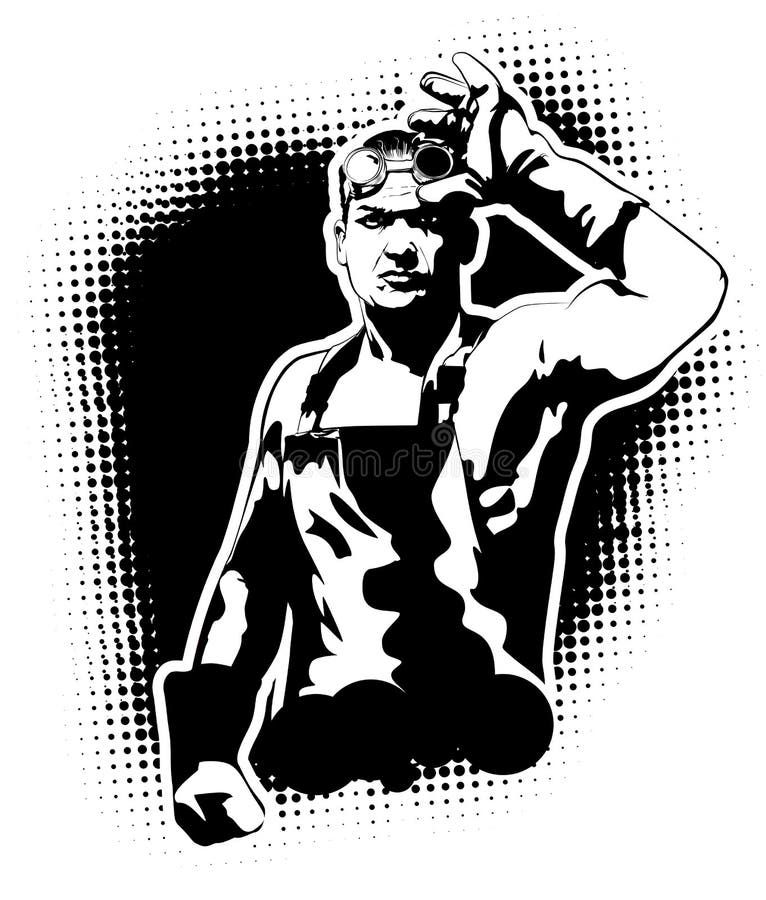 The Smith. Industrial Worker Stock Vector - Illustration of industrial ...