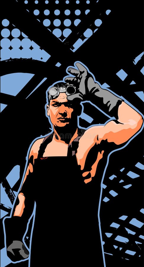 The Smith. Industrial Worker Stock Vector - Illustration of blacksmith ...