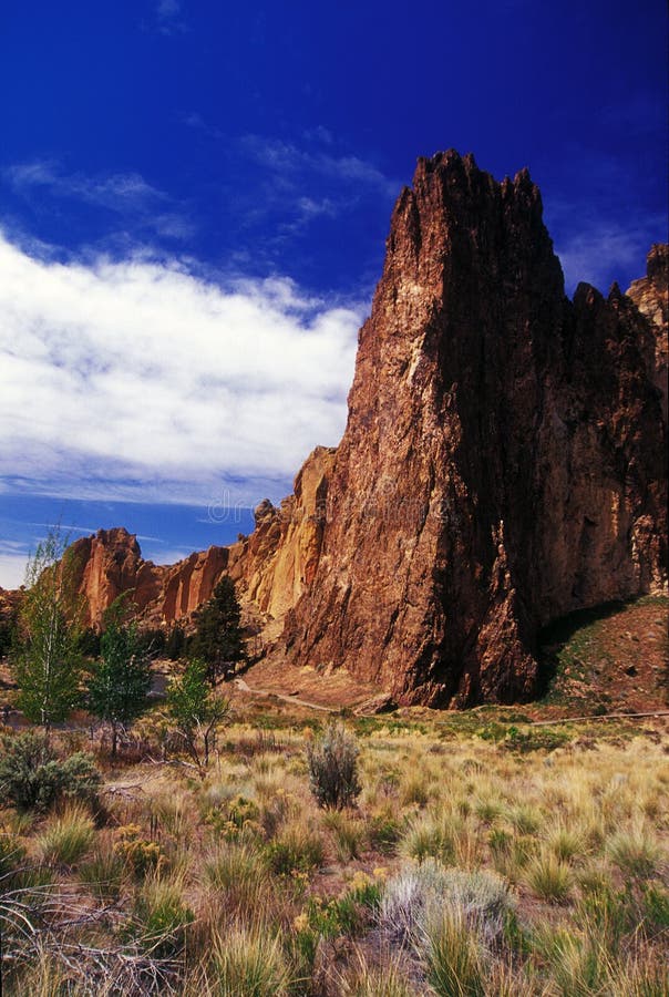 Smith Rock State Park in Oregon Stock Photo - Image of mount, lava ...