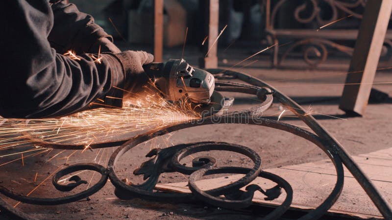 Smith Smoothing Metal Grate Stock Image - Image of tool, smithy: 90446319