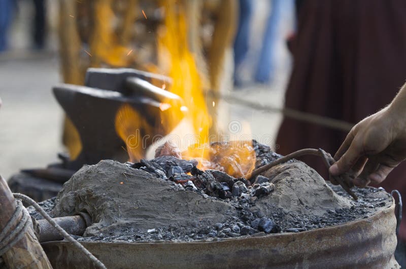 Smithing work stock photo. Image of work, smithing, stithy - 11324874