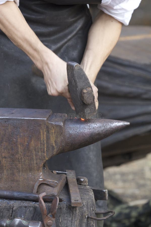 Smithing work stock photo. Image of fire, hammer, coal - 11324876