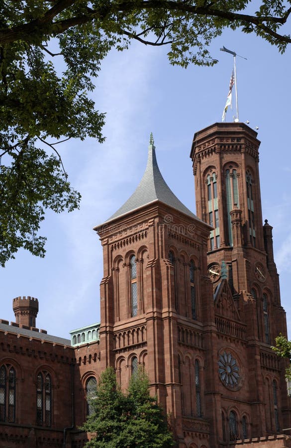 Smithsonian Castle Washington DC Editorial Image - Image of artifacts ...