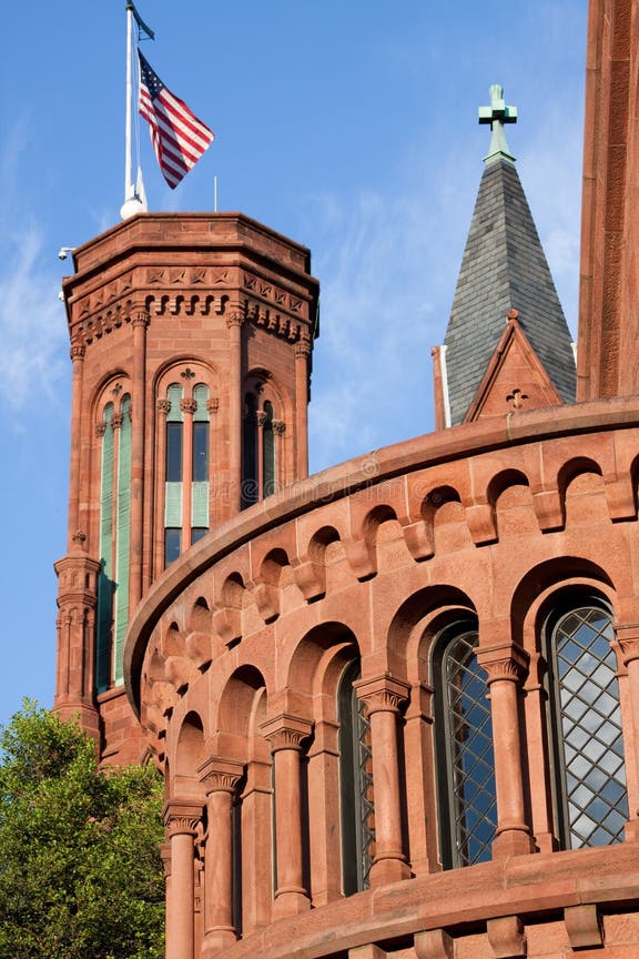 Smithsonian Castle, Washington, DC Editorial Photography - Image of ...