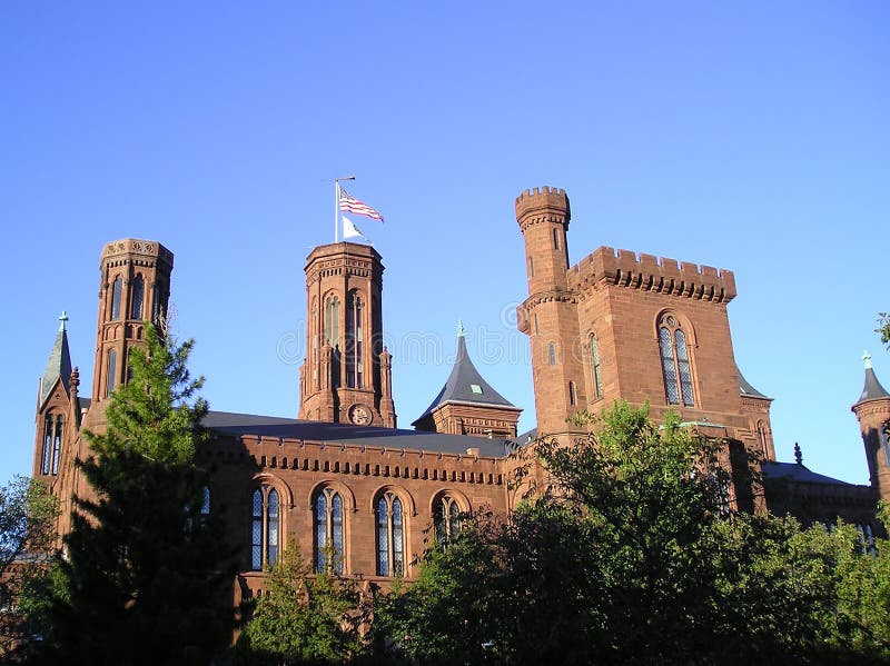 Smithsonian Castle - Washington, DC Editorial Photography - Image of ...