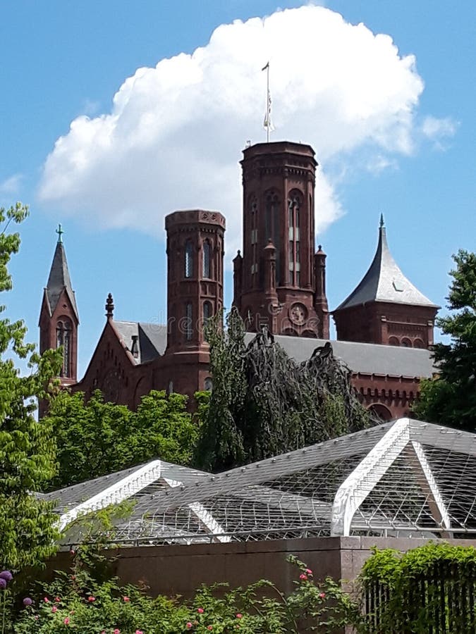 Smithsonian institute editorial photography. Image of towers - 130416452