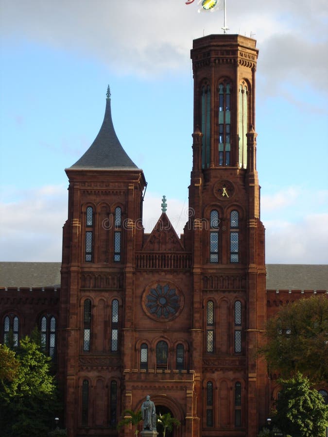 Smithsonian Castle in Washington DC Editorial Image - Image of hall ...
