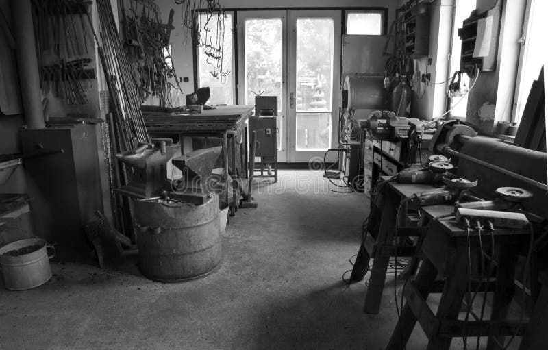 Smithy stock image. Image of forge, smithy, atelier, workroom - 19626141