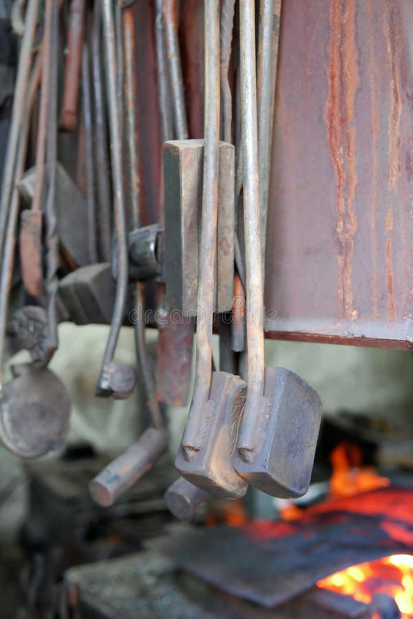 Smithy stock image. Image of fire, work, profession, blacksmith - 7361009