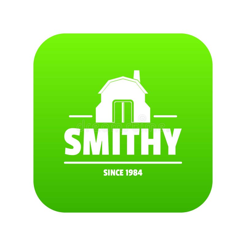 The Smithy Icon. Forge and Stithy, Blacksmith Symbol Stock Illustration ...