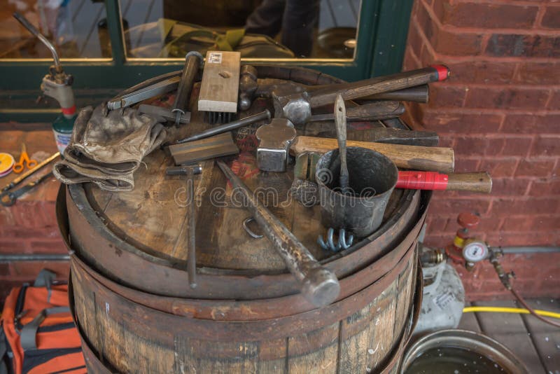 Tools in the smithy stock photo. Image of tool, blacksmith - 22978118