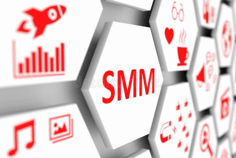 SMM concept stock illustration. Illustration of programming - 108694065