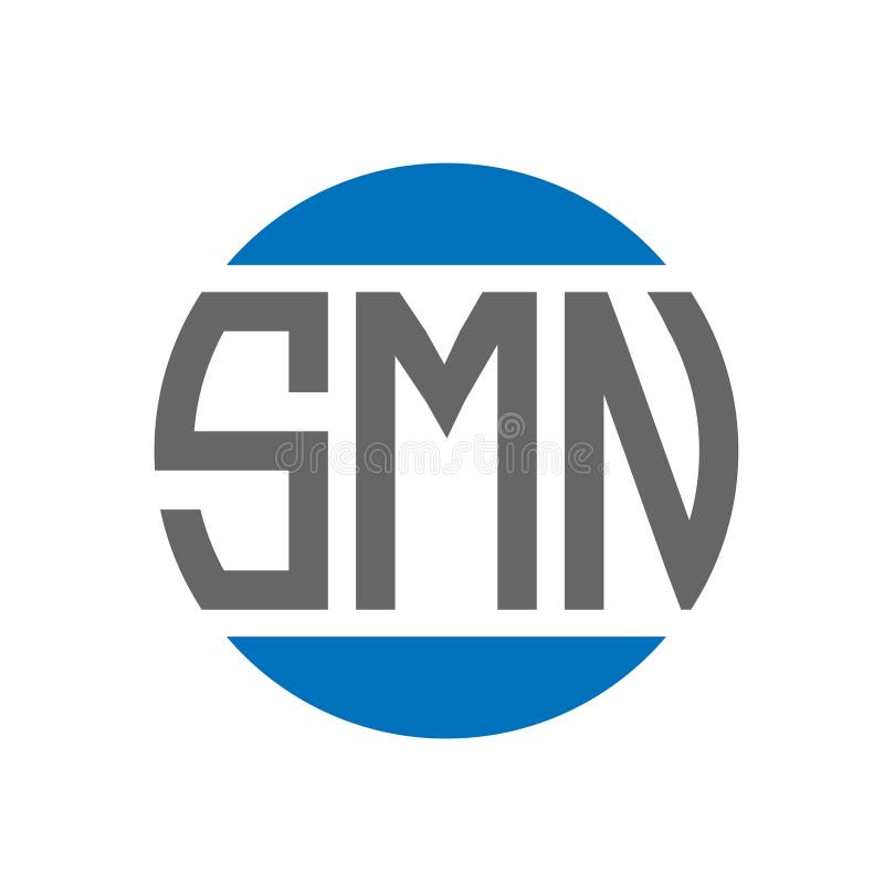 SMN Letter Logo Design on White Background. SMN Creative Initials ...