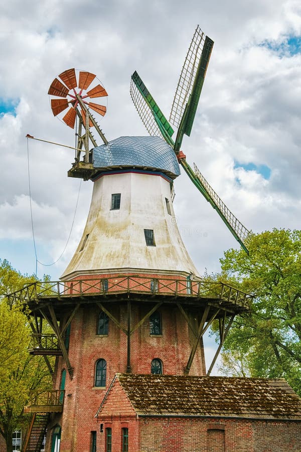 Smock Mill in Germany stock image. Image of environmental - 77020735