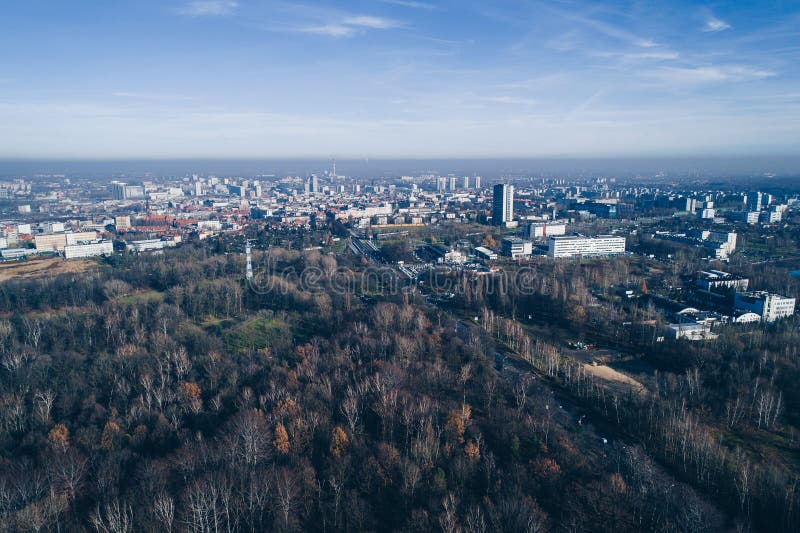 Smog and Air Pollution in Katowice Stock Image - Image of town, estate ...