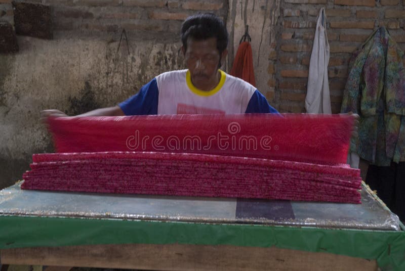 Batik making in Bali editorial photography. Image of handmade - 49607882