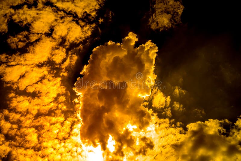 Smog cloud stock image. Image of color, sunny, flame - 82032277