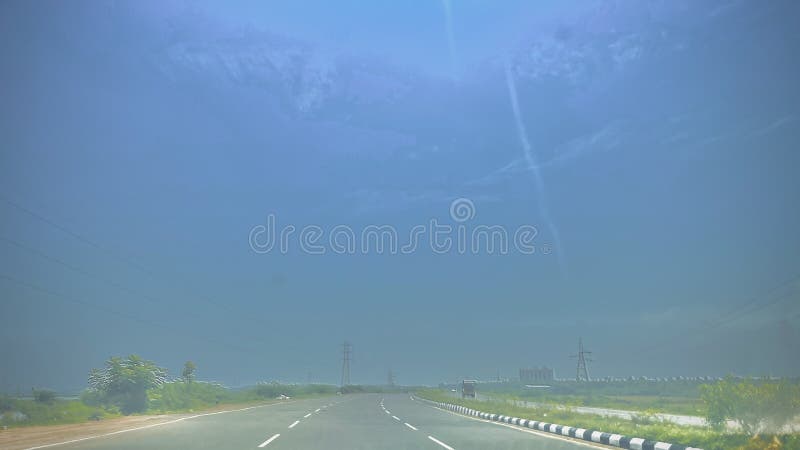 Smog Effect in the Rural Area during Daytime Stock Image - Image of ...