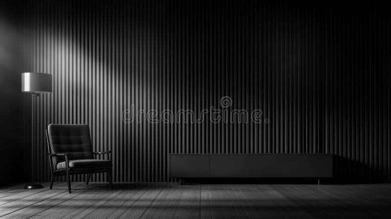 The Smog Glass Table Lamp Casts Light on the Living Room Console Stock ...